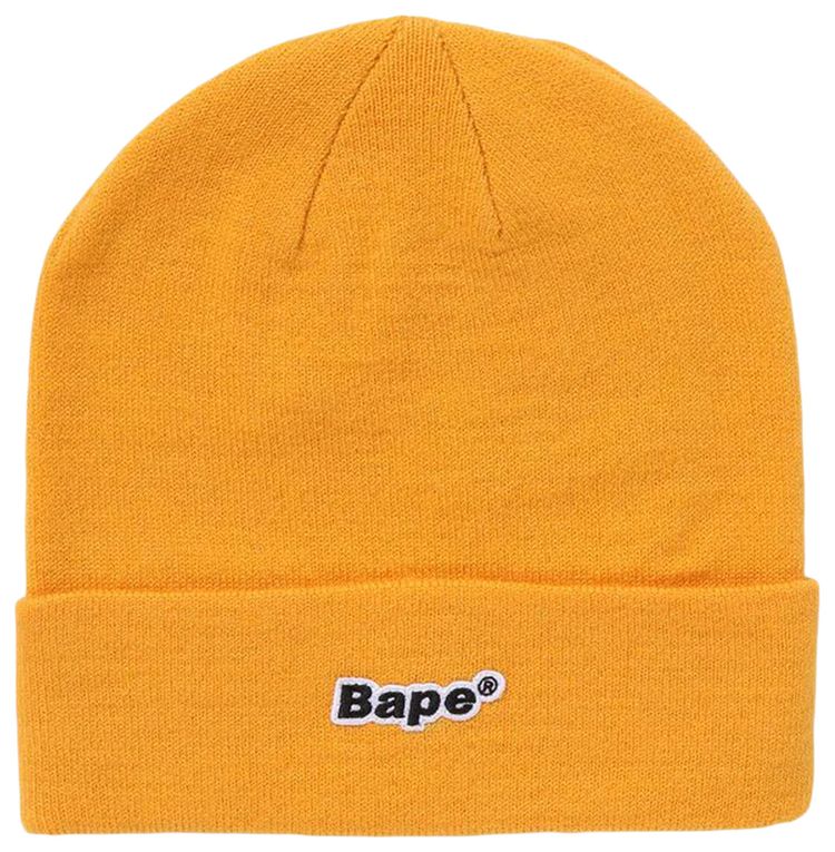 Buy BAPE Patch Knit Cap 'Yellow' - 1J80 181 003 YELLOW | GOAT