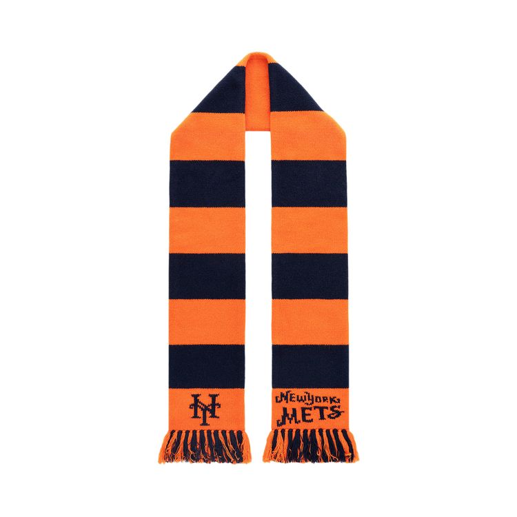 Buy Aimé Leon Dore x New York Mets Striped Wool Scarf 'Eclipse/Oriole ...