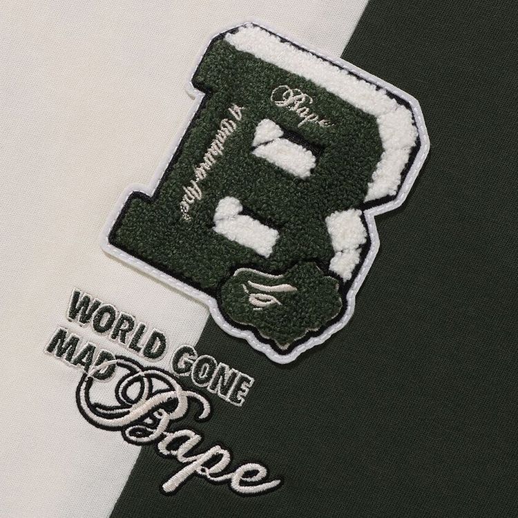 Buy BAPE Badges Color Blocking Tee 'Ivory' - 1J80 109 072 IVORY | GOAT