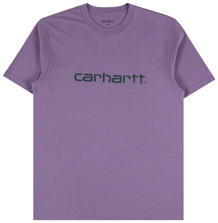Buy Carhartt Wip Short Sleeve Script T Shirt Purple I031047 Purp Goat