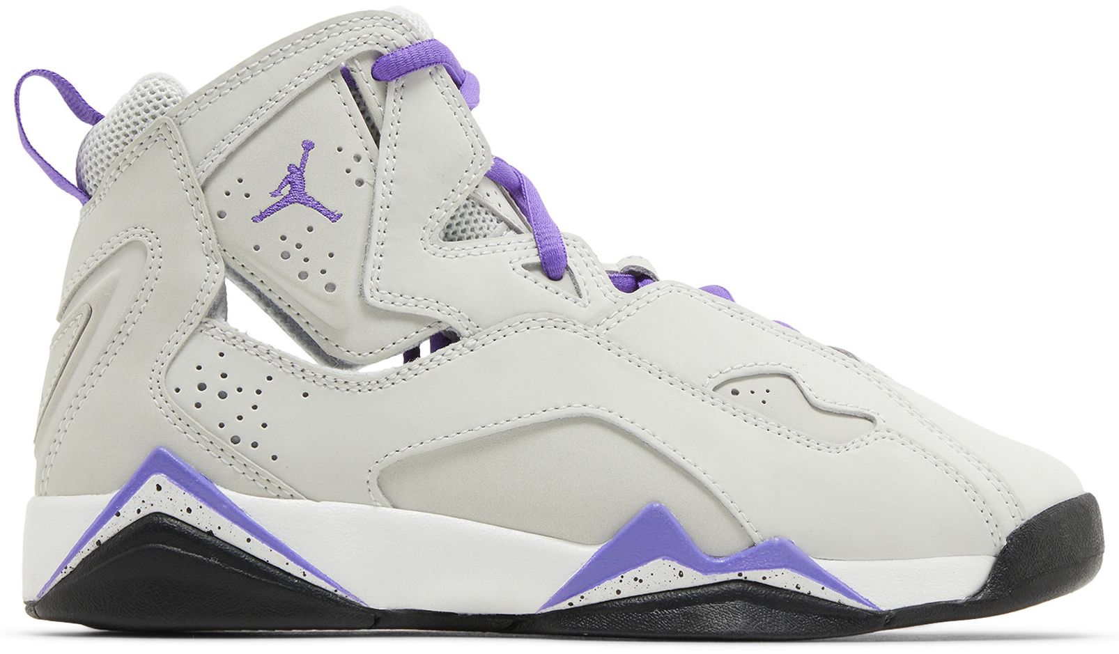 Buy Air Jordan True Flight GS 'Base Grey Purple Venom' - 343795 052 | GOAT