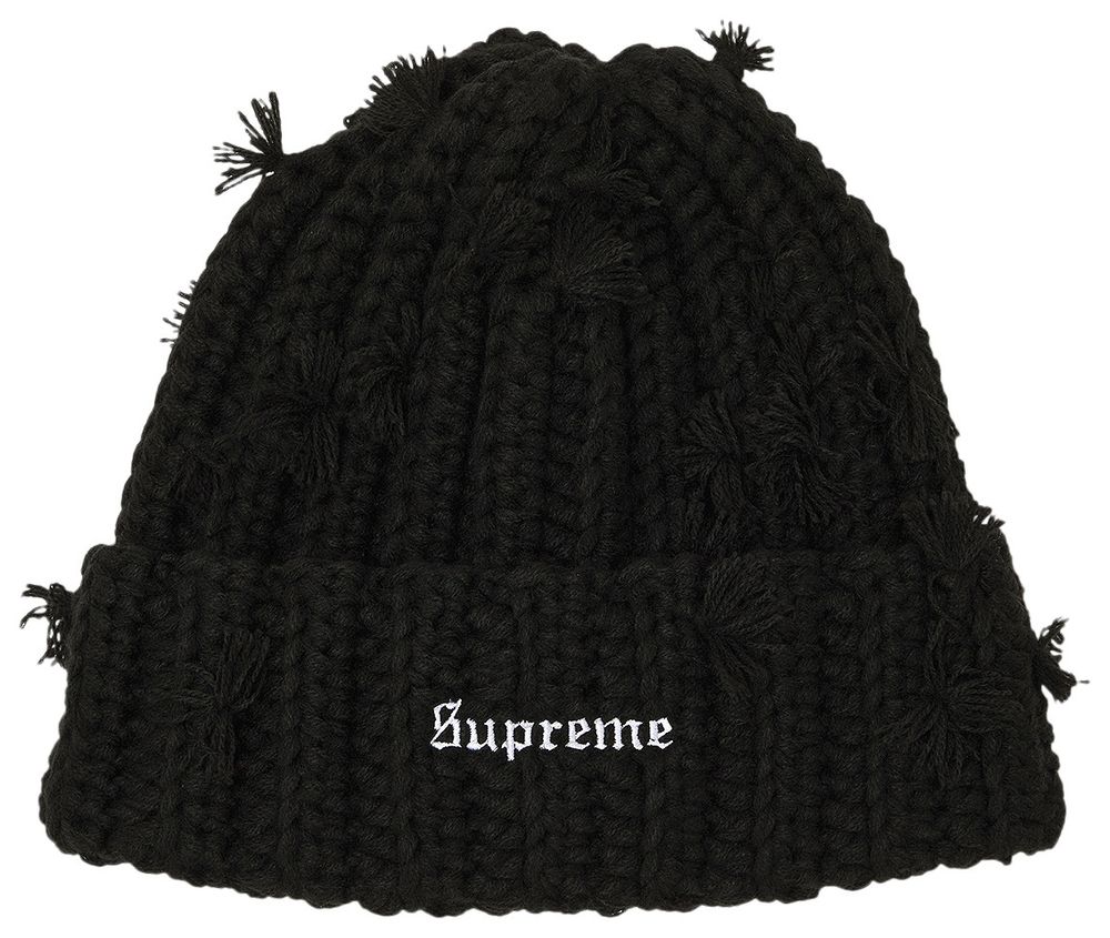 Buy Supreme Hand Tied Beanie 'Black' - FW23BN97 BLACK | GOAT