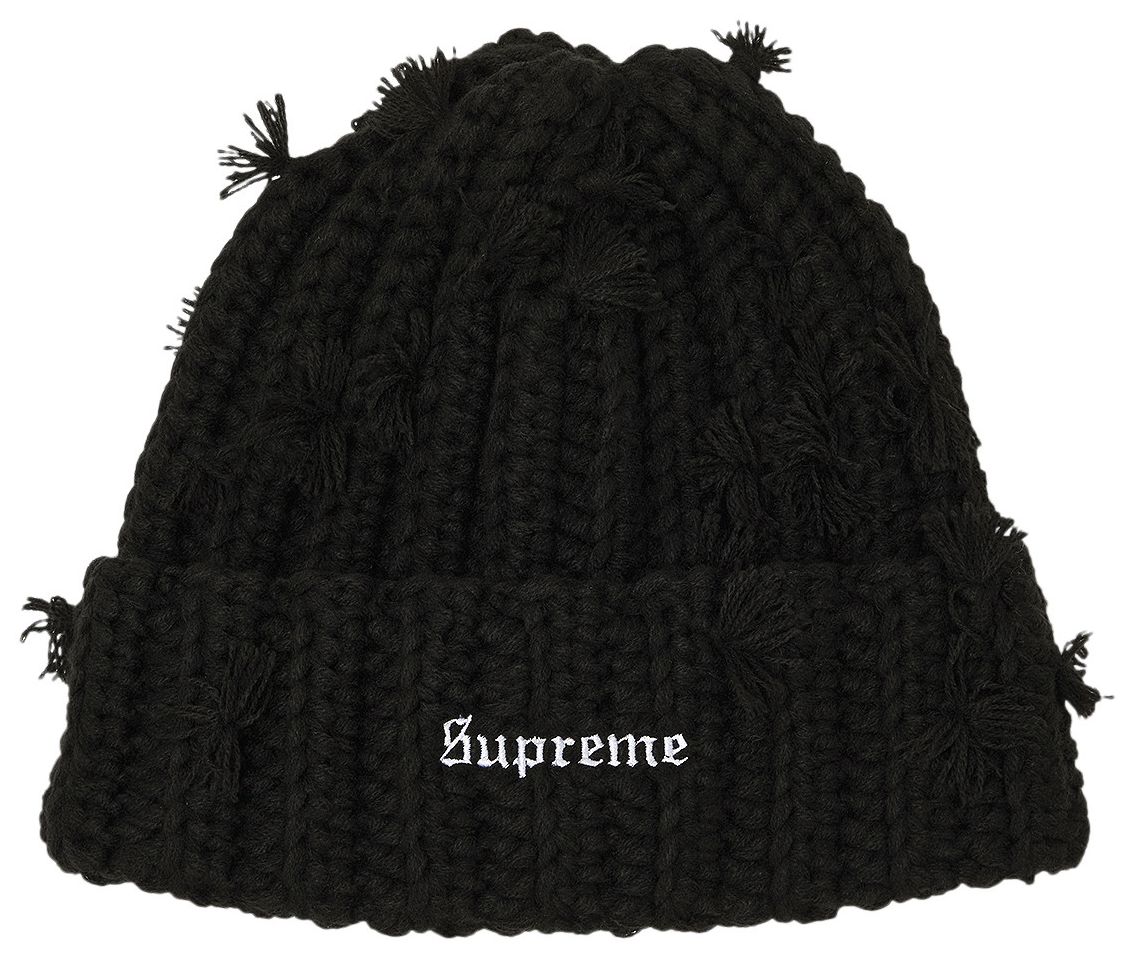 Buy Supreme Hand Tied Beanie 'Black' - FW23BN97 BLACK | GOAT