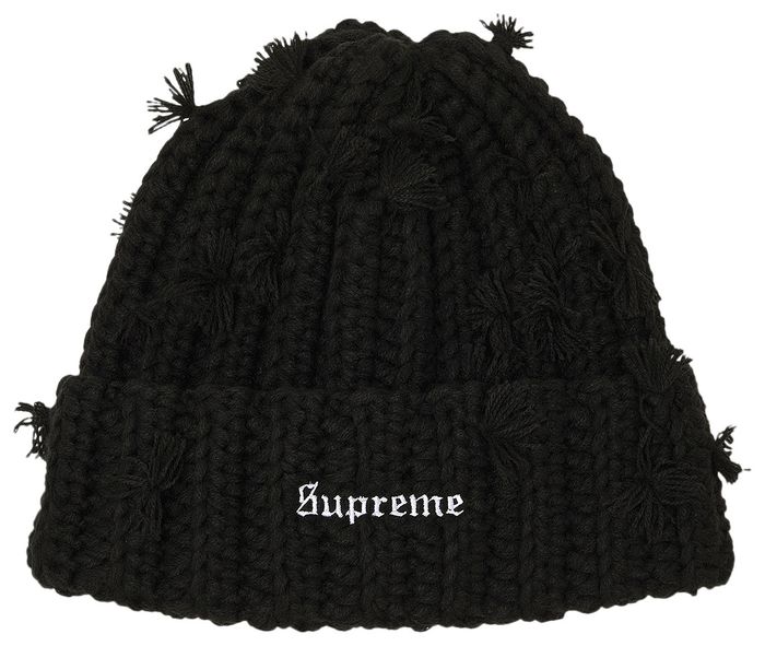 Buy Supreme Hand Tied Beanie 'Black' - FW23BN97 BLACK | GOAT