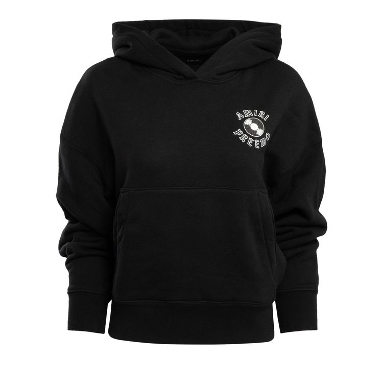 Buy Amiri Preemo Records Cocoon Hoodie 'Black' - AW23WJH001 001 BLAC | GOAT
