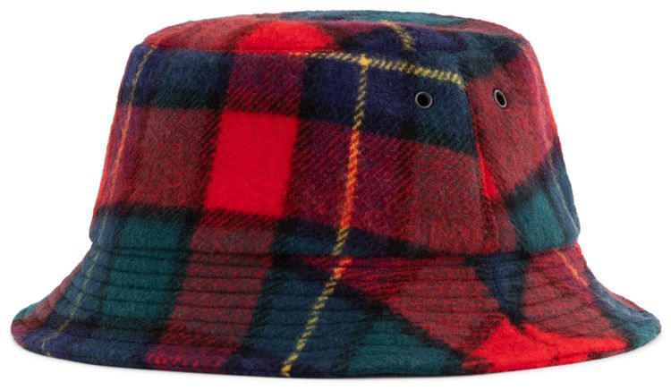 Buy Aimé Leon Dore Wool Plaid Bucket Hat 'Red' - FW23AH031 RED | GOAT