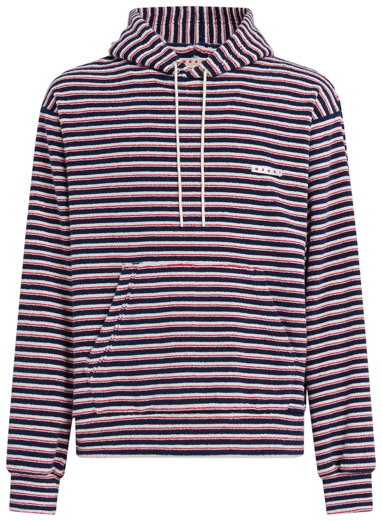 Buy Marni Striped Terry Cloth Sweatshirt 'Blumarine' - FUMU0073X1 ...