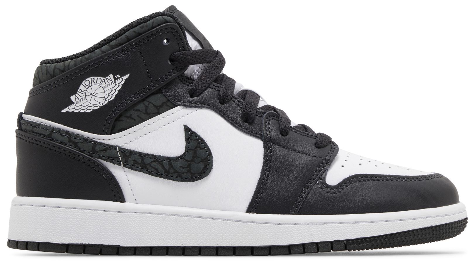 Buy Air Jordan 1 Mid SE GS 'Panda Elephant' - FB9909 001 | GOAT