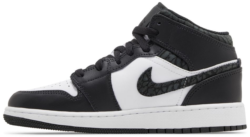 Buy Air Jordan 1 Mid SE GS 'Panda Elephant' - FB9909 001 | GOAT