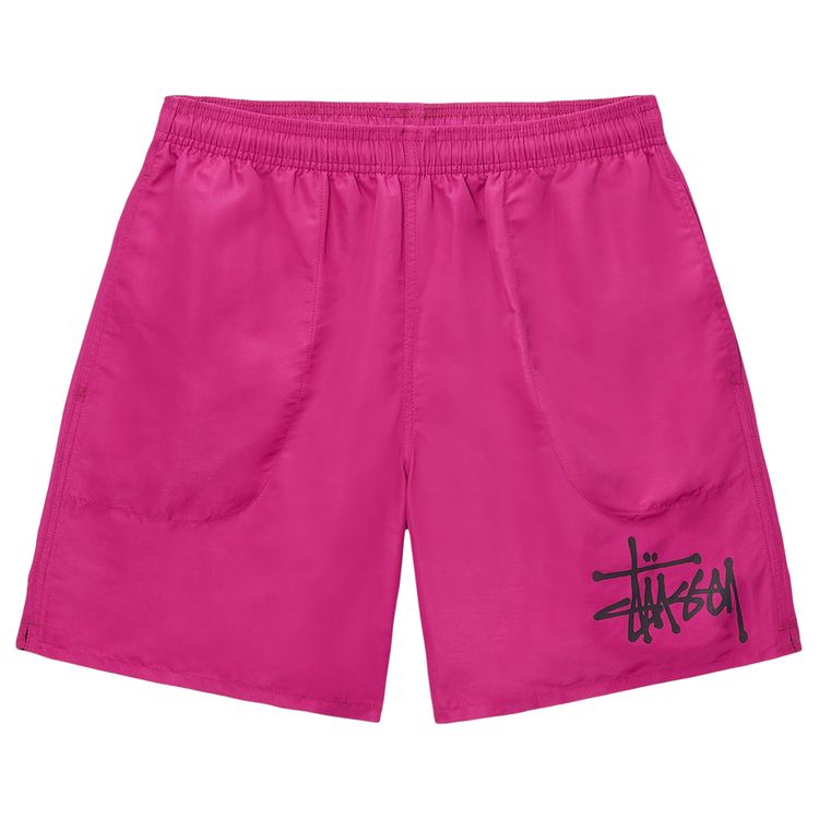 Buy Stussy Big Basic Water Short 'Magenta' - 113156 MAGE | GOAT