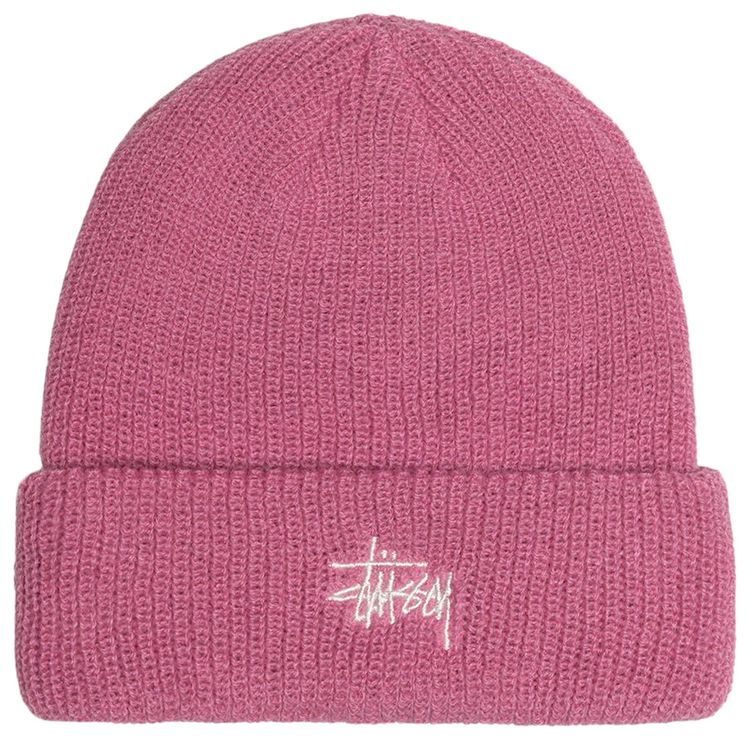 Buy Stussy Basic Cuff Beanie 'Dusty Pink' - 1321019 DUST | GOAT