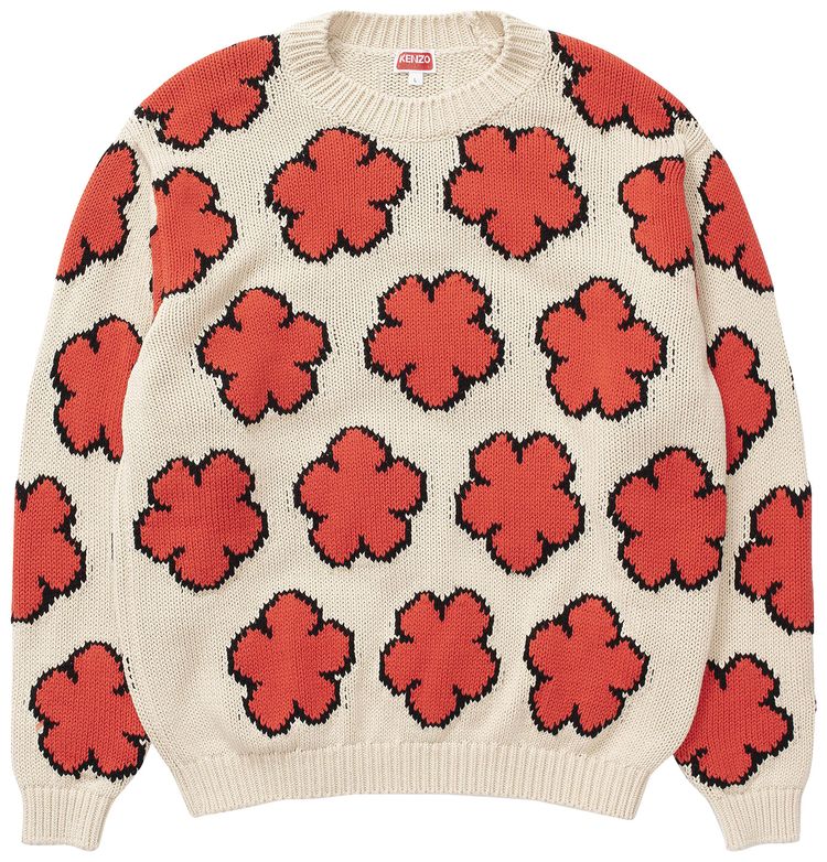Buy Kenzo All Over Boke Flower Jumper 'Red' - FD55PU3563CI 03 | GOAT