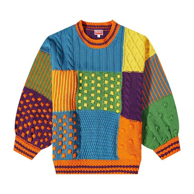 Buy Kenzo Paris Psychedelic Cable Jumper 'Multicolor' - FD55PU3743CH MU ...