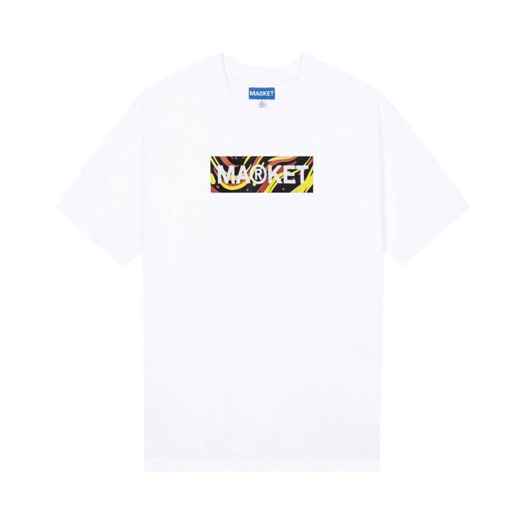 Buy Market Bar Logo T-Shirt 'White' - 399001671 WHIT | GOAT