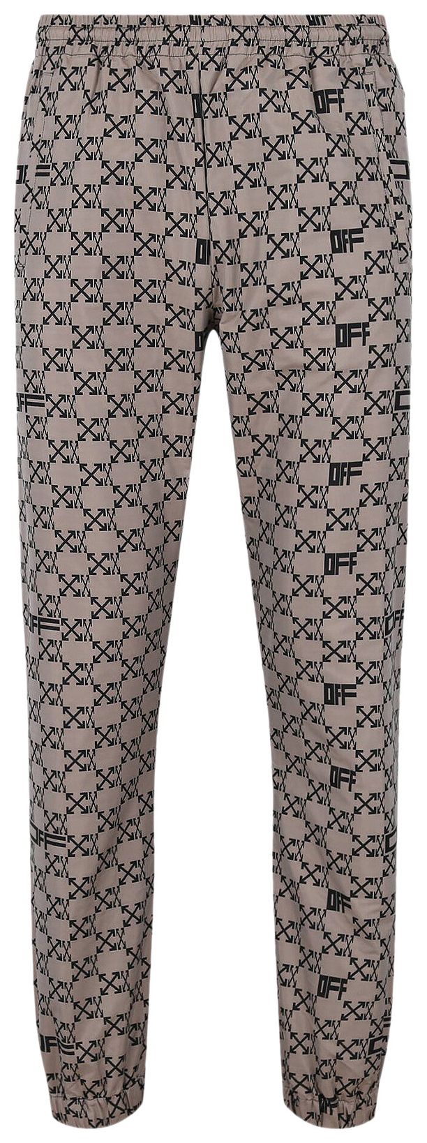 Buy Off-White Monogram Allover Track Pant 'Camel ...