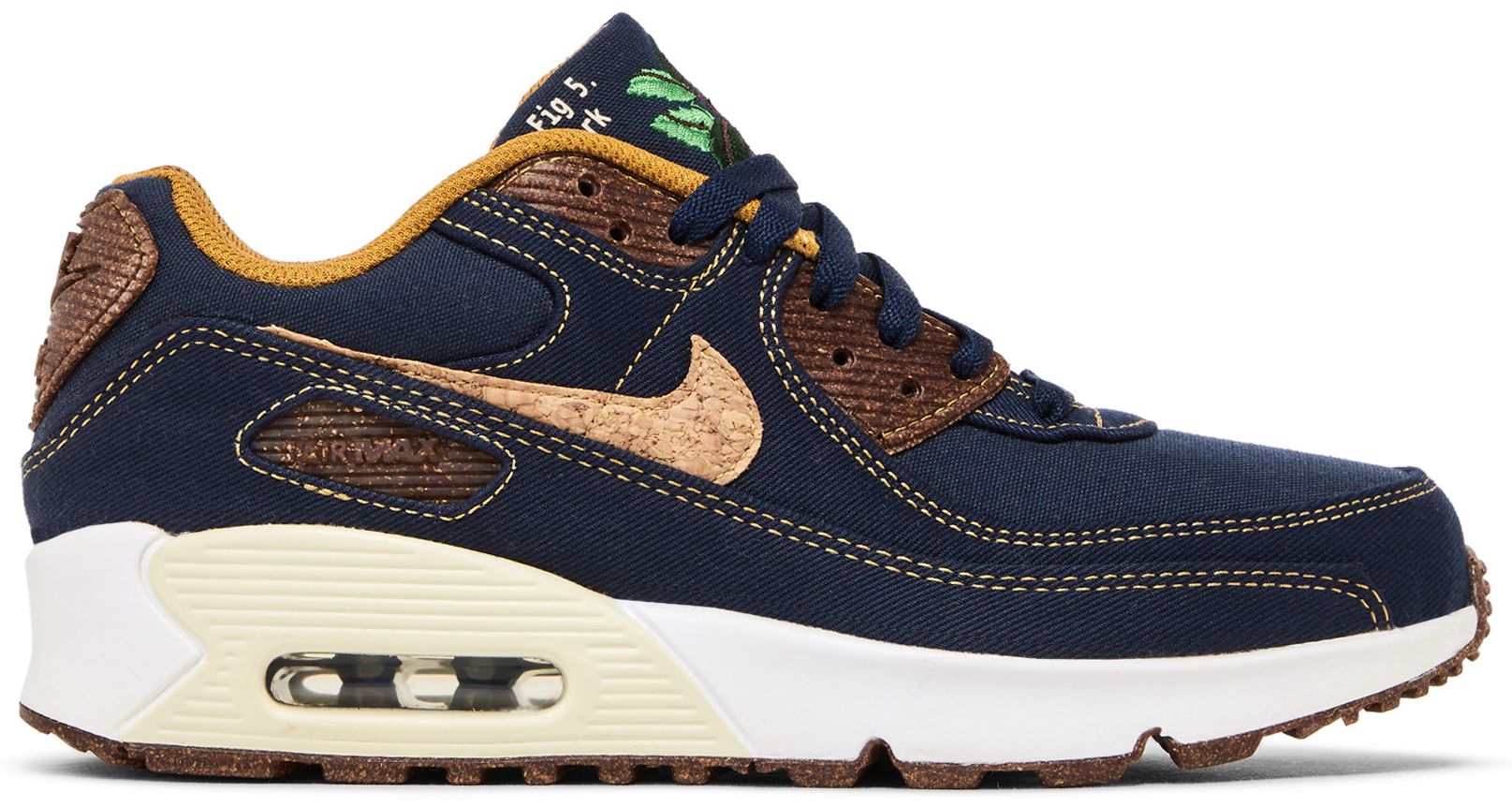 Buy Nike Air Max 90 GS 'Cork - Obsidian' - DC7774 400 | GOAT