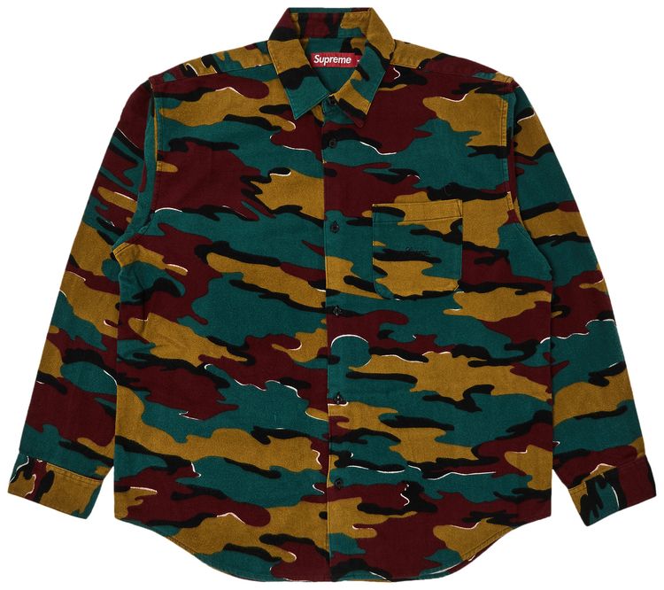 Buy Supreme Flannel Shirt 'Camo' - FW23S10 CAMO | GOAT