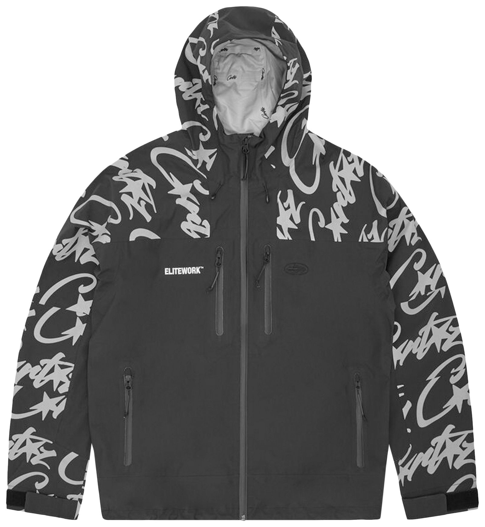 Buy Corteiz Elitework Waterproof Shell Jacket 'Black' - 7892 ...