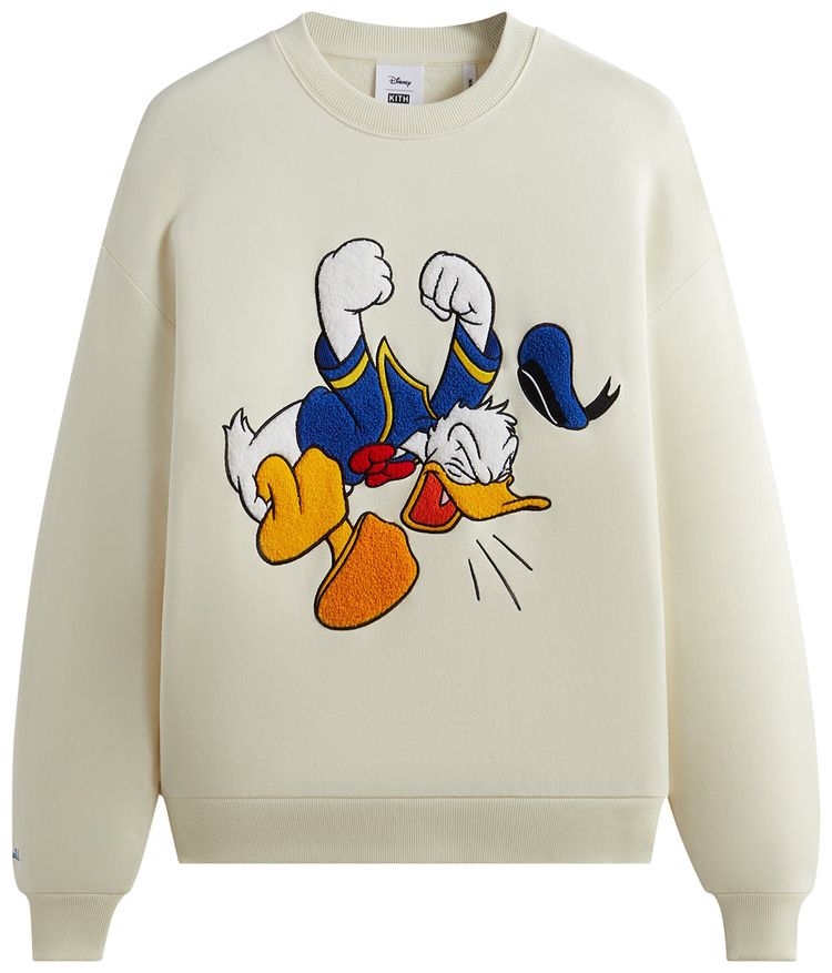 Buy Kith For Mickey & Friends Donald Duck Vintage Crewneck 'Sandrift ...