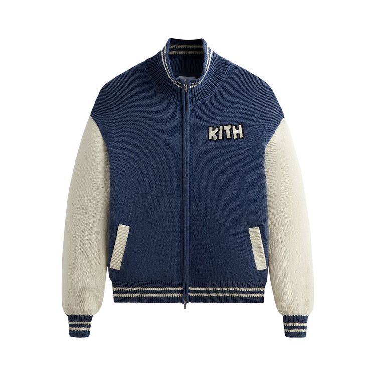 Buy Kith For Mickey & Friends Wyona Full Zip Sweater 'Heather Indigo ...