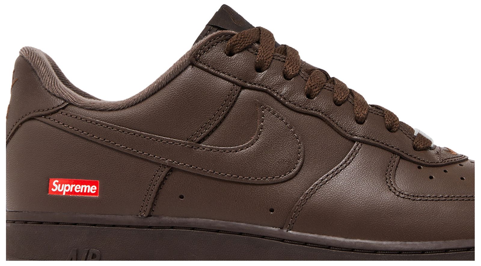 Buy Supreme x Nike Air Force 1 Low 'Box Logo - Baroque Brown' - CU9225 ...