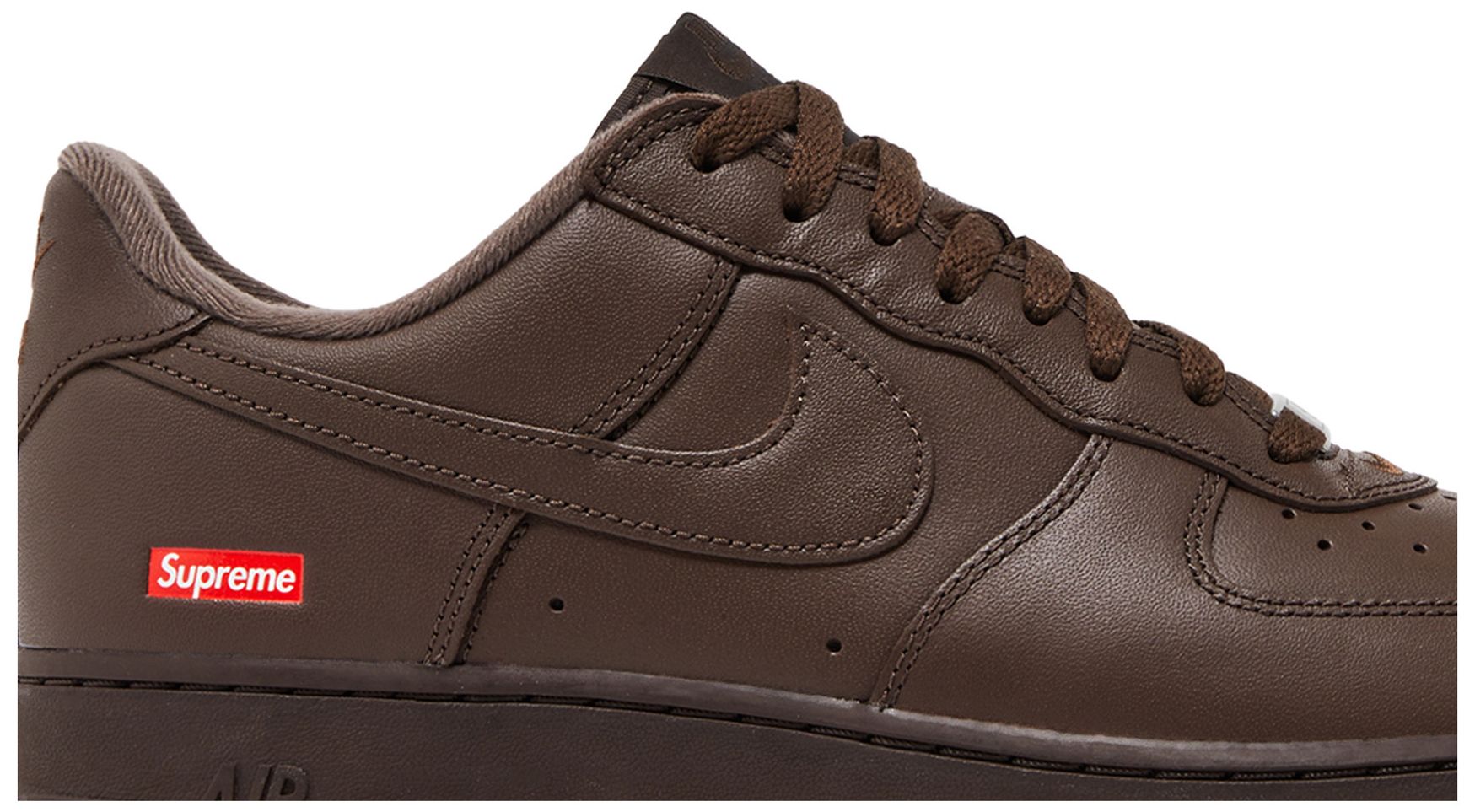Buy Supreme x Nike Air Force 1 Low 'Box Logo - Baroque Brown' - CU9225 ...