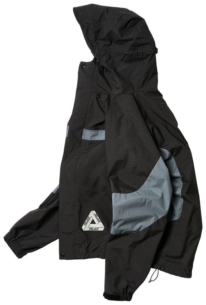Buy Palace Border Jacket 'Black' - P25JK112 | GOAT
