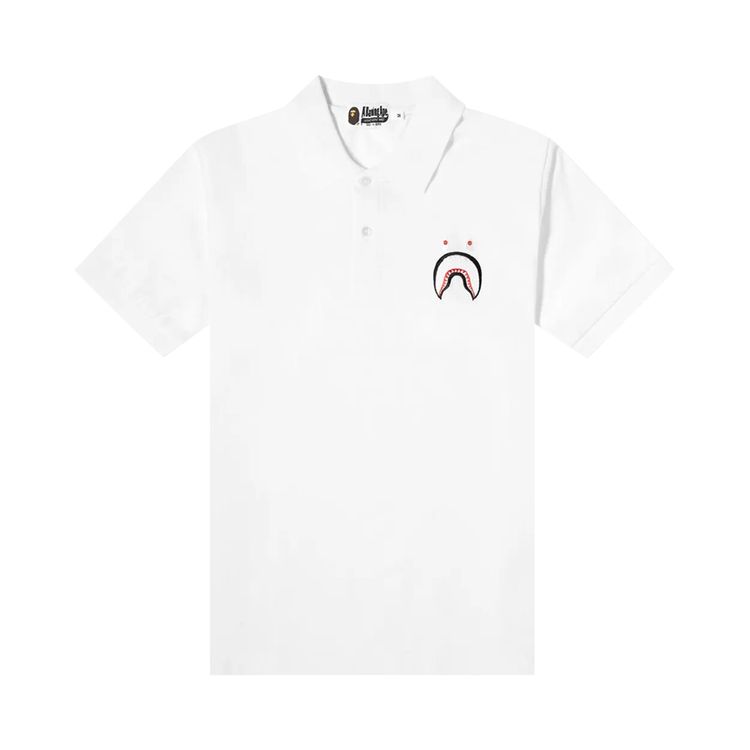 Achetez des BAPE A Bathing Ape Shark Polo 'White' - 1G30 112 006 WHITE ...