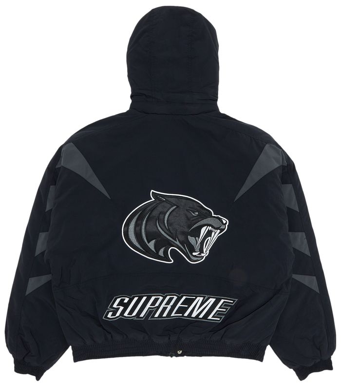 Buy Supreme Wildcat Sideline Puffer Jacket 'Black' - FW23J112 BLACK | GOAT