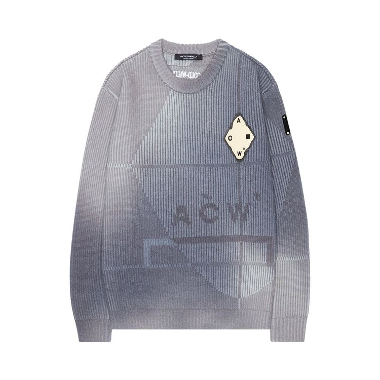 Buy A-Cold-Wall* Spray Knit Sweater 'Grey' - ACWMK116 GREY | GOAT
