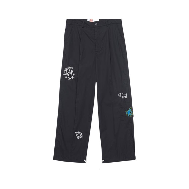Buy Jungles Haring Pleated Pant 'Black' - PLP HAR BLAC | GOAT