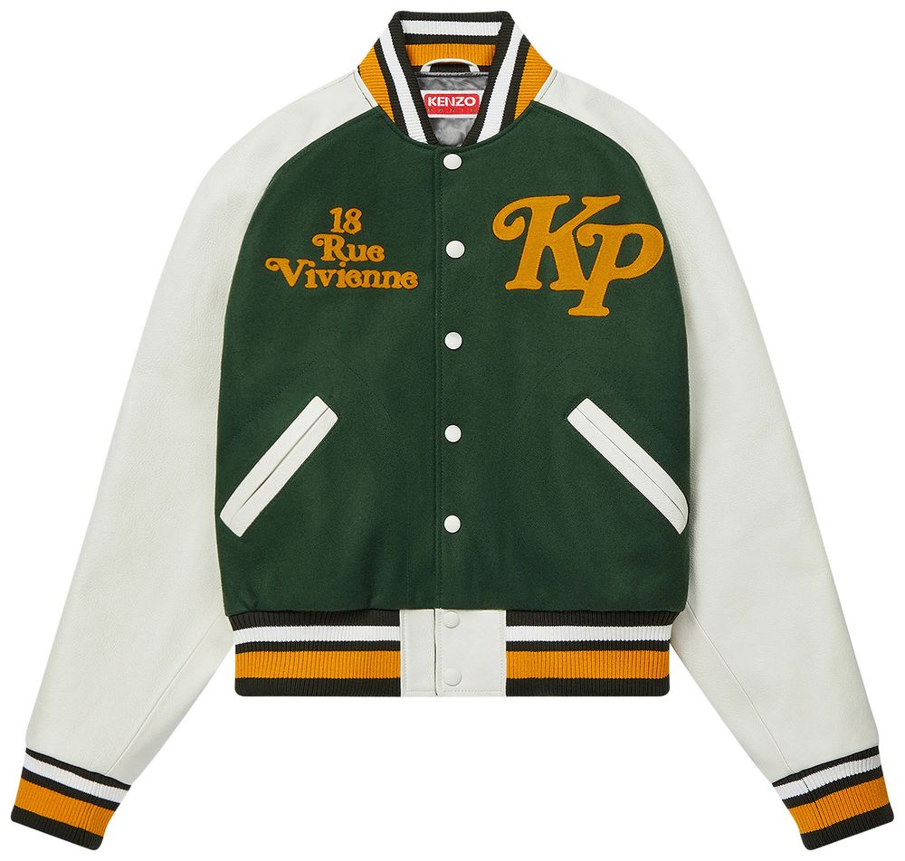 Buy Kenzo By Verdy Varsity Jacket 'Dark Khaki' - FE58BL1459OH 51 | GOAT