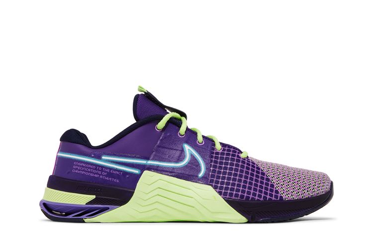 Buy Nike Metcon 8 AMP 'Deep Purple Barely Volt' - DV1206 500 | GOAT