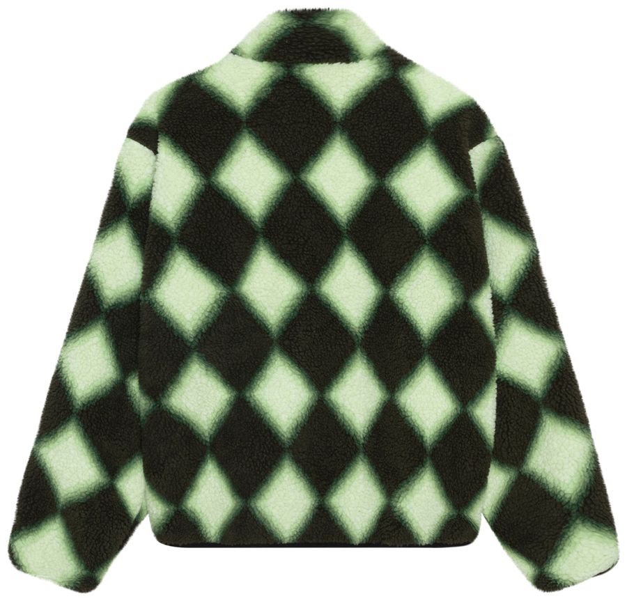 Buy Stussy Sherpa Reversible Jacket 'Green' - 118546 GREE | GOAT
