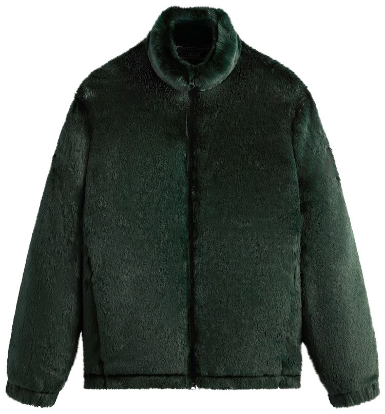Buy Kith Lloyd Faux Fur Track Jacket 'Stadium' - KHM010508 302 | GOAT