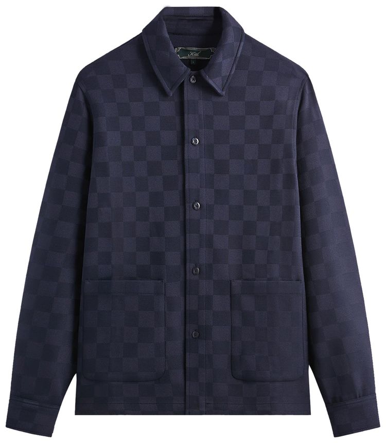 Buy Kith Boxy Collared Overshirt 'Nocturnal' - KHM031764 413 | GOAT