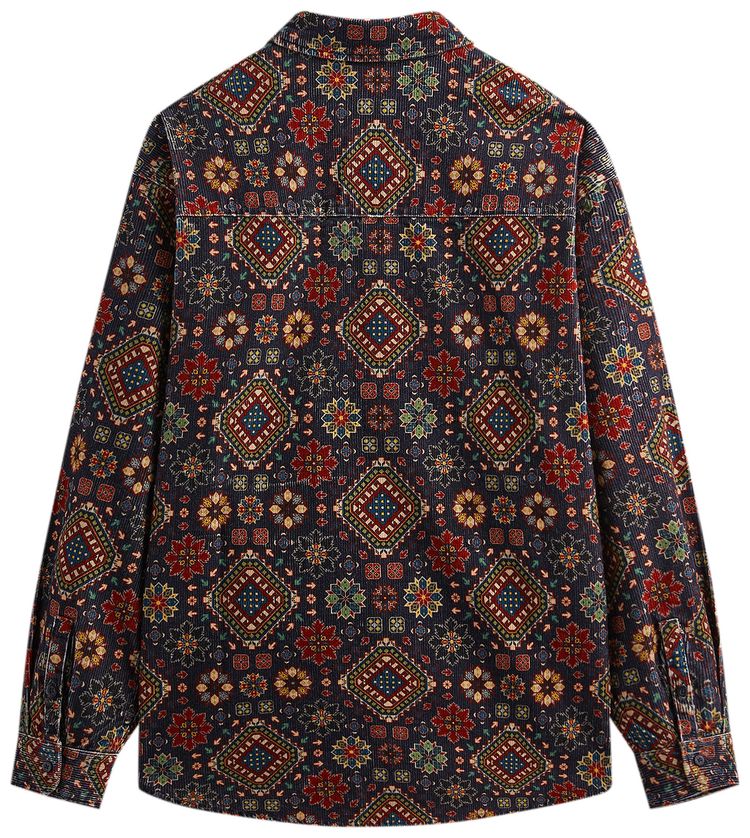 Buy Kith Printed Wide Wale Cord Apollo 'Ink' - KHM031663 432 | GOAT