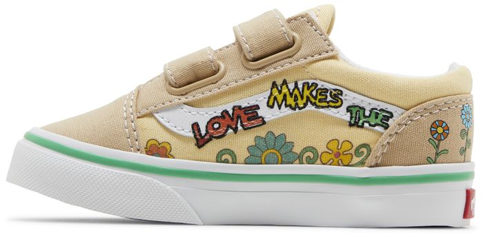 Buy Sesame Street x Vans Old Skool V Toddler 'Elmo' - VN0A38JN7VJ | GOAT