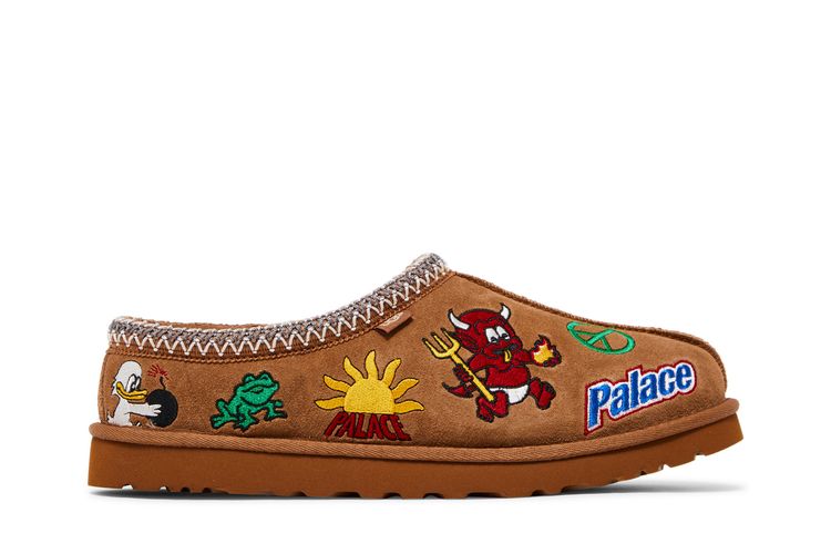 Buy Palace x UGG Tasman Slipper 'Chestnut' - 1157290 CHE | GOAT