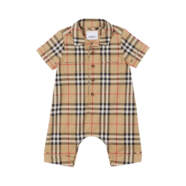 Buy Burberry Kids Vintage Check Shortie 'Archive Beige' - 8062042 | GOAT