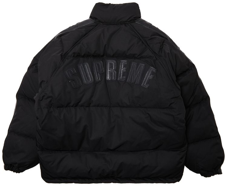 Buy Supreme Star Sleeve Down Puffer Jacket 'Black' - FW23J48 BLACK | GOAT