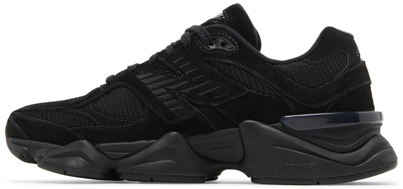 Buy New Balance 9060 'Triple Black Suede' - U9060BPM | GOAT