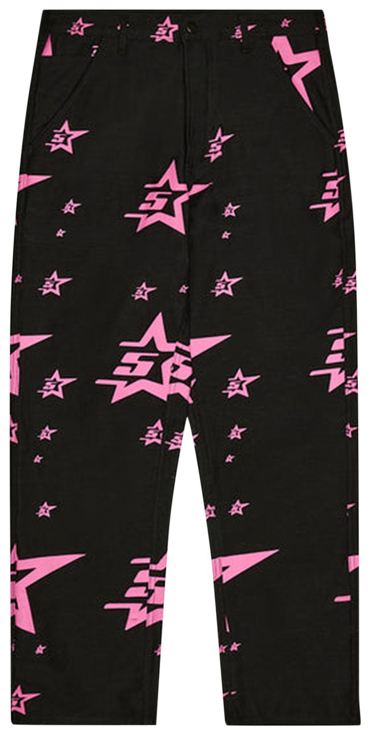 Buy Sp5der 5 Star Work Pant 'Black/Pink' - SP5 5SWORKPNT | GOAT