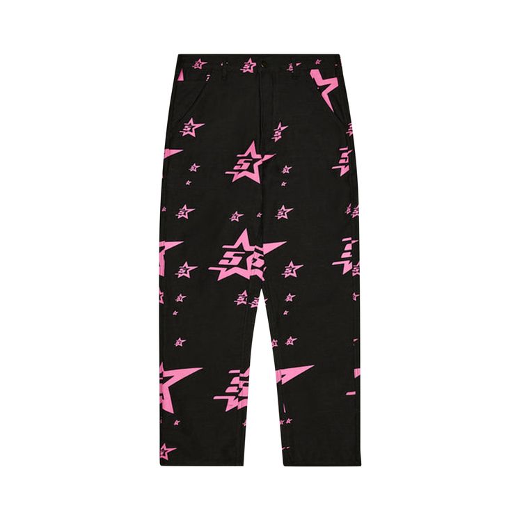 Buy Sp5der 5 Star Work Pant 'Black/Pink' - SP5 5SWORKPNT | GOAT