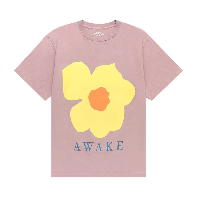 Buy Awake NY Floral Printed T-Shirt 'Pale Mauve' - AWK SP23 TS007 PALE ...