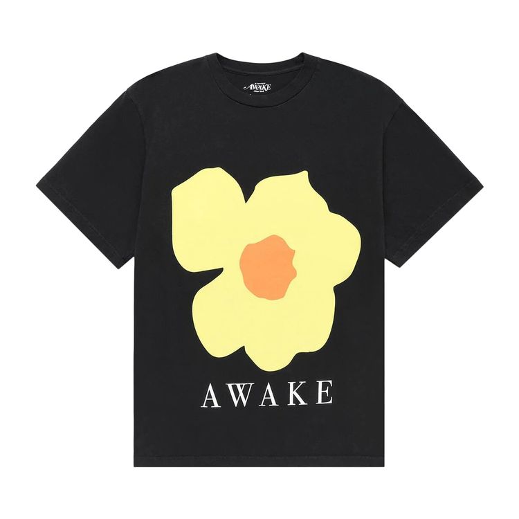Buy Awake NY Floral Printed T-Shirt 'Charcoal' - AWK SP23 TS007 CHAR | GOAT
