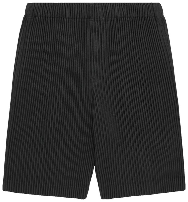 Buy Homme Plissé Issey Miyake MC May Shorts 'Black' - HP36JF120 BLAC | GOAT