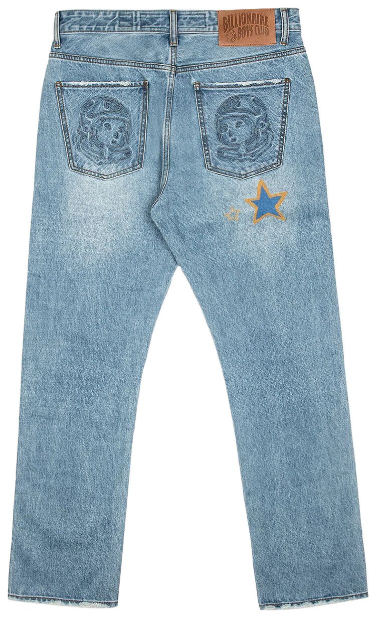 Buy Billionaire Boys Club 7 Mny Heart Fit Jeans 'Stellar Medium' - 831 9106 STEL | GOAT