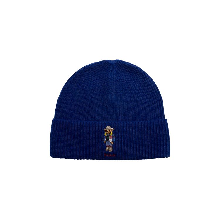 Buy Polo Ralph Lauren Solid Holiday Bear Beanie 'Heritage Royal ...