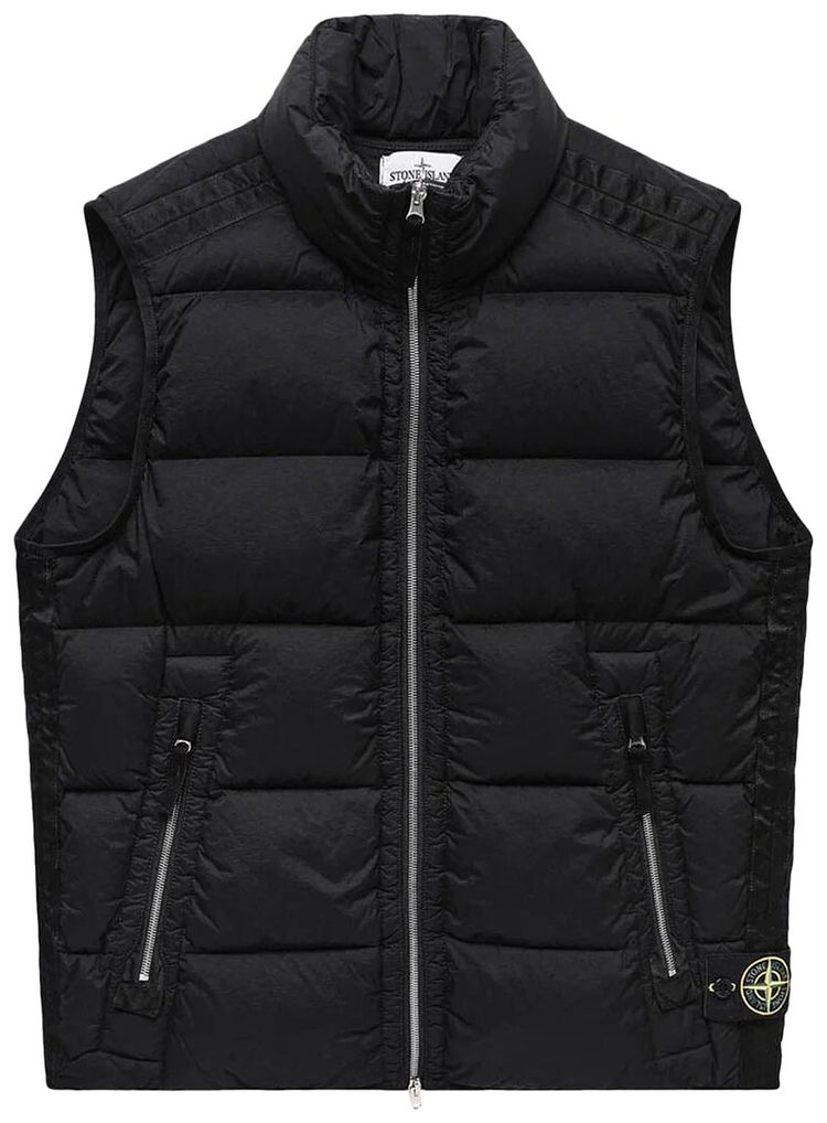 Buy Stone Island Vest 'Black' - 7915G1428 V0029 | GOAT
